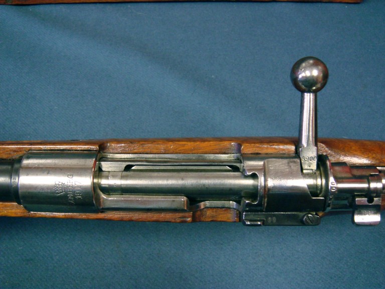 SOLD EXCEPTIONAL AMBERG 1917 GEW 98 MAUSER RIFLE....ALL MATCHING ...
