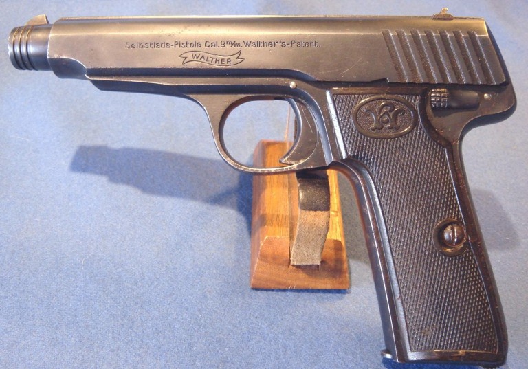 sold VERY RARE WALTHER MODEL 6 9MM LUGER - Pre98 Antiques