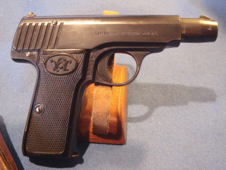 Sold GERMAN WW1 RARE WALTHER MODEL 4 COMPLETE RIG - Pre98 Antiques