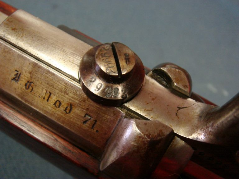 SOLD MAUSER MODEL 1871 INFANTRY RIFLE....BAVARIAN ISSUE....1877 ...