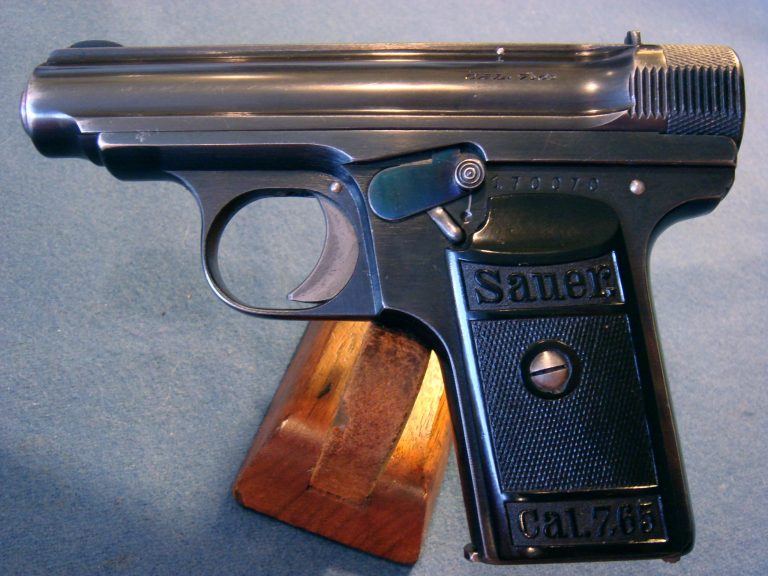 SOLD ULTRA RARE J.P. SAUER EXPORT MODEL 1926 MINT CRISP - Pre98 Antiques