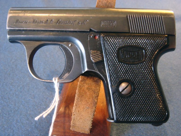 SOLD VERY RARE MAUSER WTP II 6.35MM PISTOL - Pre98 Antiques