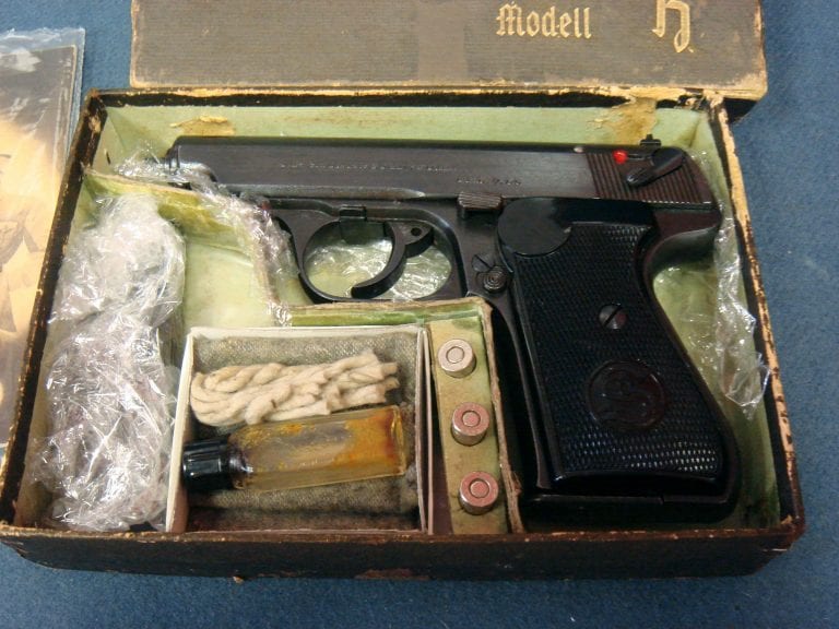 SOLD ULTRA RARE SAUER 38h PISTOL.......NEW IN ORIGINAL FACTORY BOX ...
