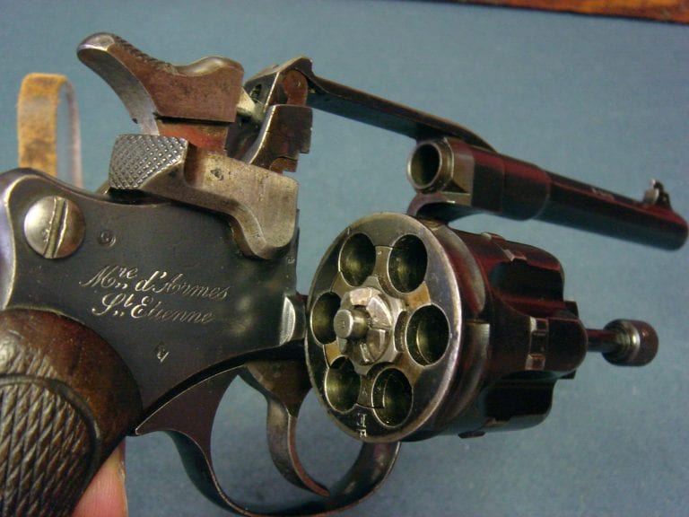 SOLD NAZI REVOLVER 637 (f)........FRENCH MODEL 1892 SERVICE REVOLVER ...