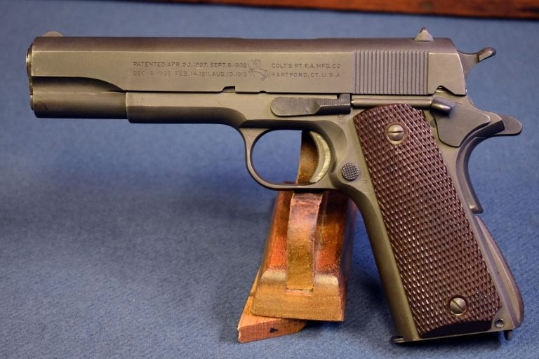 SOLD EXCEPTIONAL PRE WW2 COLT 1911A1 US ARMY PISTOL... OCT, 1941 ...