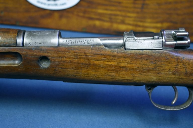 SOLD - INCREDIBLY RARE STEYR SOLOTHURN MODEL 1929/34 COLOMBIAN SERVICE ...
