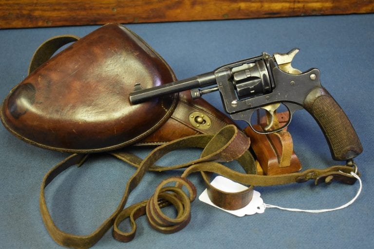 SOLD FRENCH Mle 1892 "LEBEL" REVOLVER 1922 DATED FULL RIG......FRENCH ...