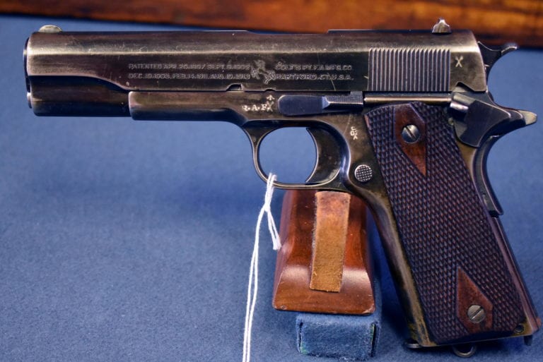 SOLD VERY RARE BRITISH MILITARY COLT 1911 PISTOL….. .455 WEBLEY……. RAF ...