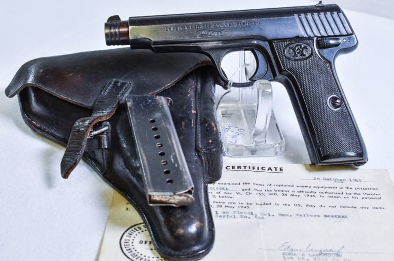 EXTREMELY SCARCE WALTHER MODEL 6 PISTOL - Pre98 Antiques