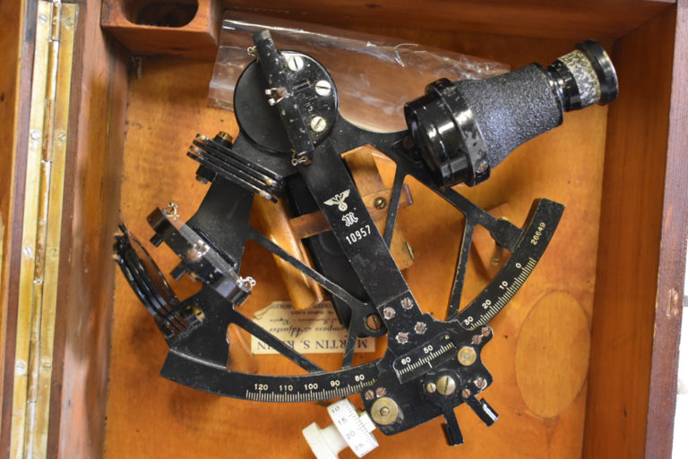 Sold RARE GERMAN KRIEGSMARINE “EAGLE/M” NAZI NAVY SEXTANT IN TRANSIT ...