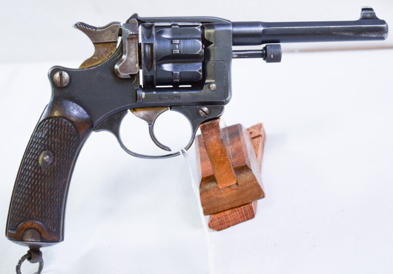 SOLD , FRENCH WWII Mle 1892 “LEBEL” REVOLVER 1924 DATED, LAST YEAR OF ...