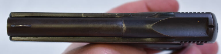 SOLD GERMAN WWI MILITARY ISSUE “BEHOLLA” PISTOL, WITH MATCHING MAG ...