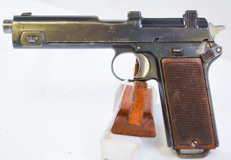 SOLD AUSTRO-HUNGARIAN WWI M-1912 STEYR HAHN PISTOL, 1917 DATED, NICE ...