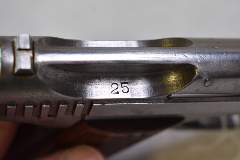 SOLD JAPANESE WWII TYPE 2 HAMADA PISTOL, SERIAL #25, RECENTLY ...