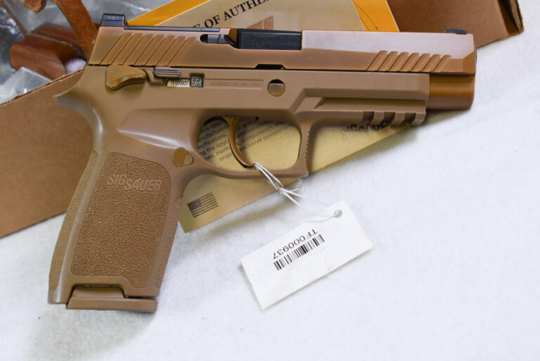 SOLD ACTUAL GENUINE US ARMY ISSUED SIG M17 SERVICE PISTOL, LOW NUMBER ...