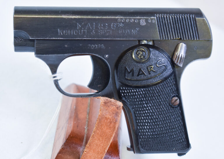 SOLD SCARCE & RARELY SEEN 1941 CZECH MARS PISTOL, 6.35mm (.25 auto ...