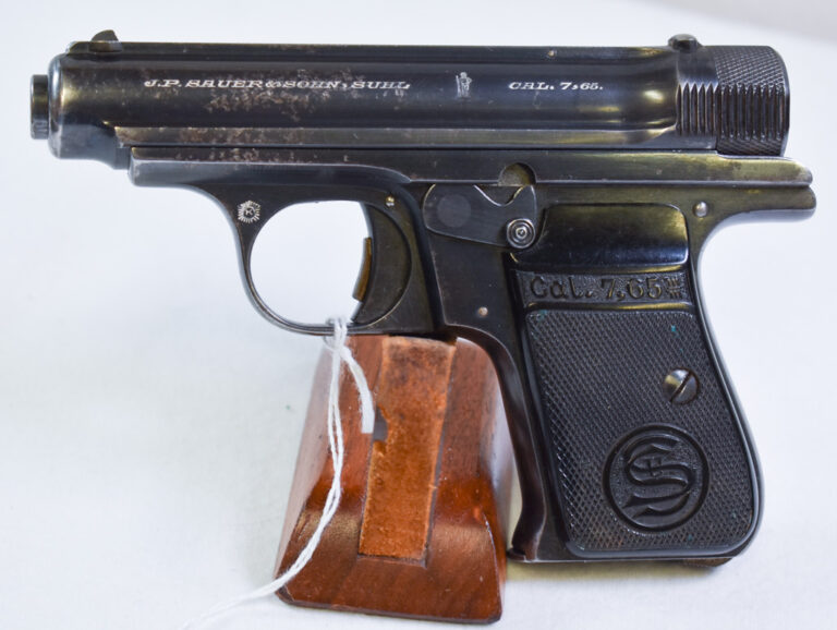 SOLD THU DEC 23, RARE SAUER BEHORDEN PISTOL, NAZI ERA PRUSSIAN STATE ...
