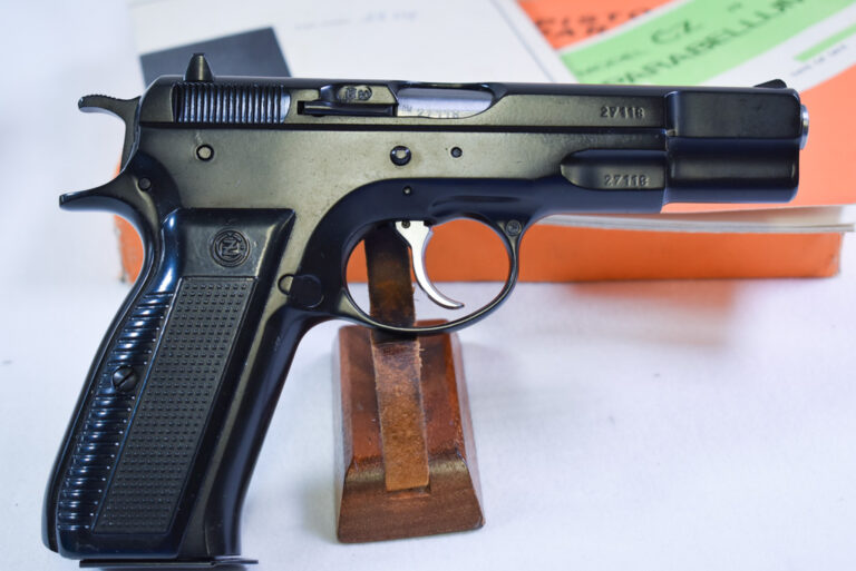 SOLD, NEW IN BOX, VERY RARE COLD WAR ERA, VERY EARLY 1980 Cz75 CZECH ...