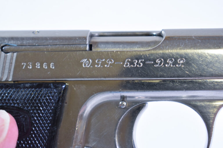 SOLD ULTRA RARE FACTORY NICKEL MAUSER WTP II PISTOL, MINT CRISP ...