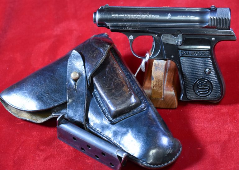 SOLD THU DEC 23, RARE SAUER BEHORDEN PISTOL, NAZI ERA PRUSSIAN STATE ...