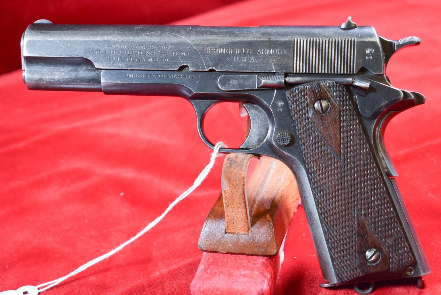 SOLD VERY WELL DOCUMENTED, US WWI SPRINGFIELD ARMORY 1911 US ARMY ...