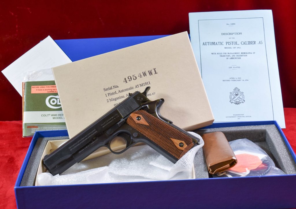 SOLD NEW OLD STOCK, VERY SCARCE & DESIRABLE 2008 COLT WWI 1918 BLACK ...