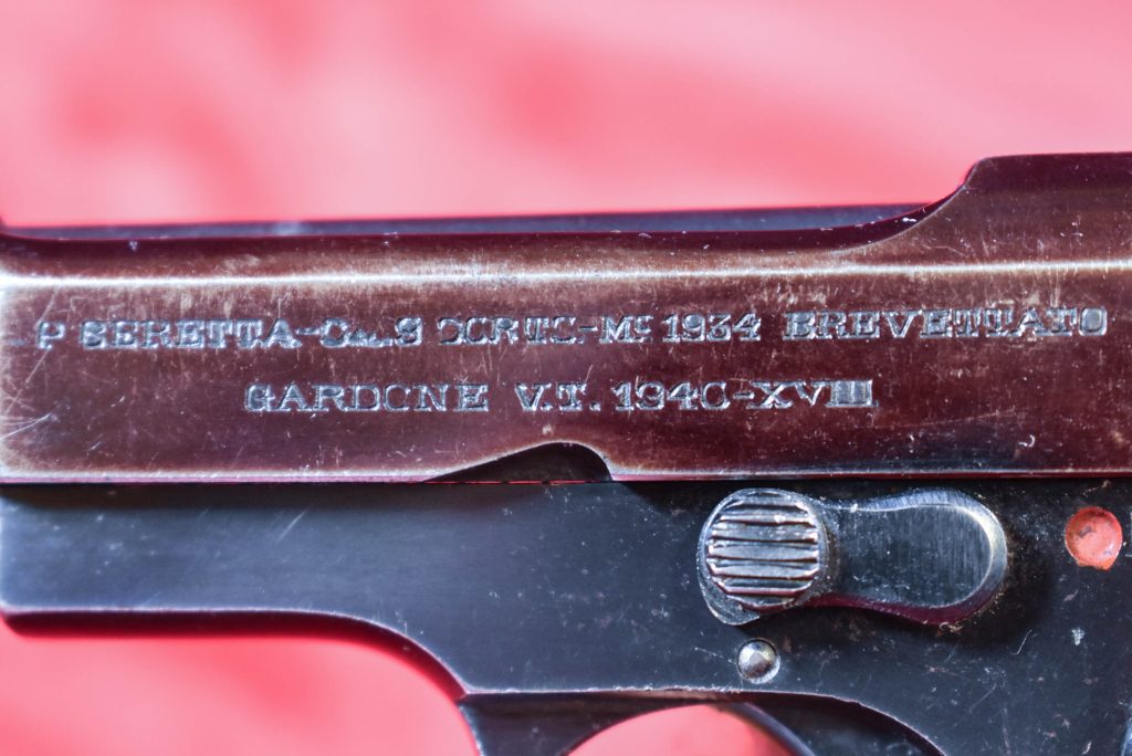 SOLD ULTRA RARE 1940 BERETTA MODEL 1934 PISTOL, .380 auto, WITH RARE ...