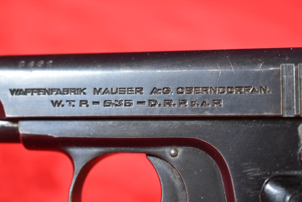 SOLD MAUSER WTP PISTOL, 6.35mm/25 auto, "VEST POCKET MODEL" PISTOL ...
