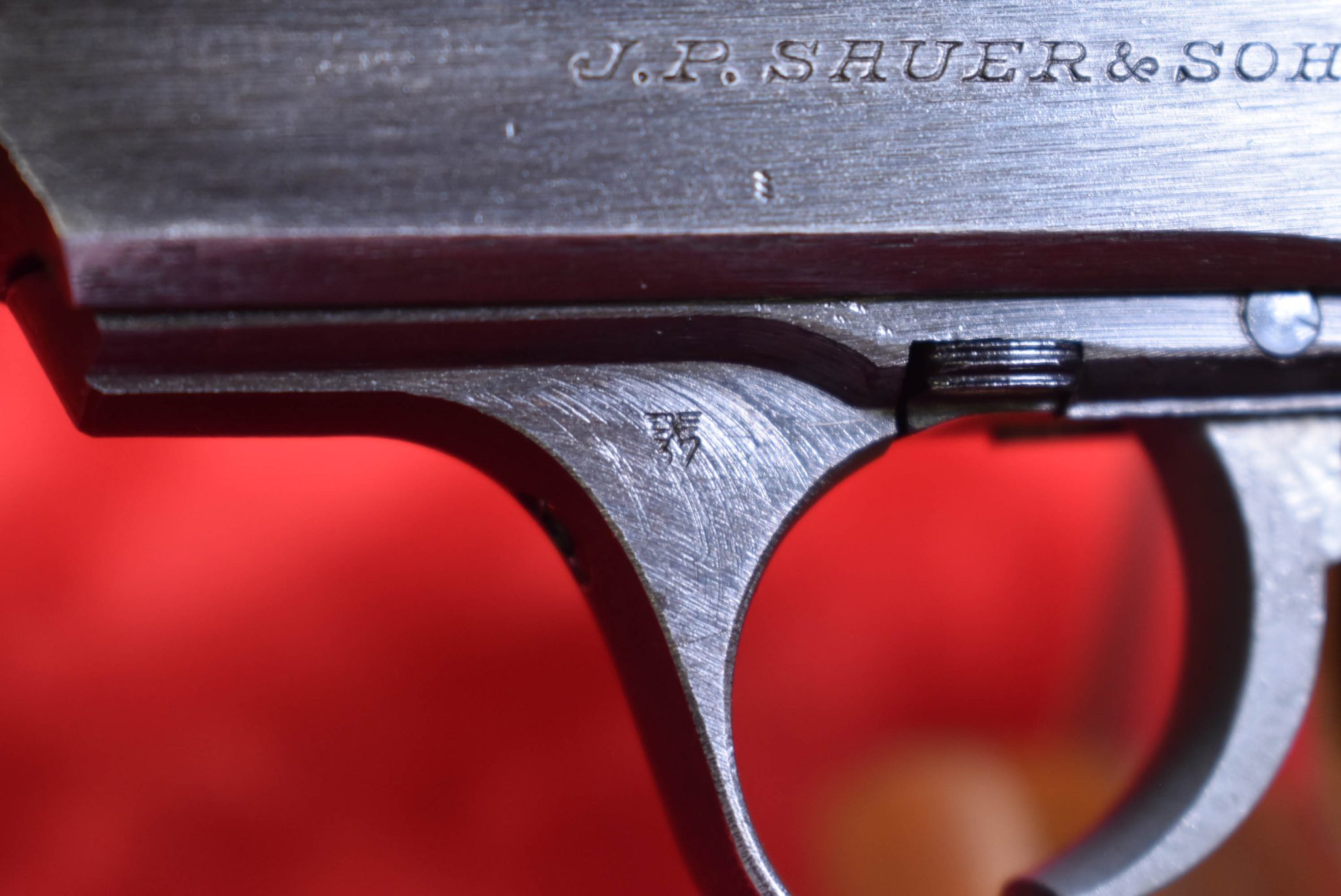 SOLD VERY CHOICE, MID WAR SAUER 38H PISTOL, 1943 EAGLE/37 PROOFED, FULL ...