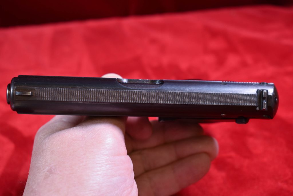 SOLD VERY CHOICE, MID WAR SAUER 38H PISTOL, 1943 EAGLE/37 PROOFED, FULL ...