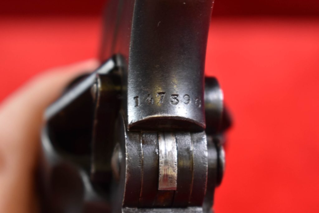 SOLD, SCARCE BRITISH WWI 1914 WEBLEY MARK V SERVICE REVOLVER, IN ...