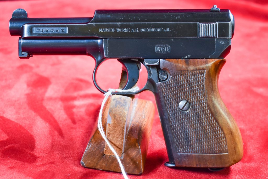 SOLD VERY SCARCE MAUSER MODEL 1934 PISTOL, NAZI POLICE EAGLE/L MARKED ...