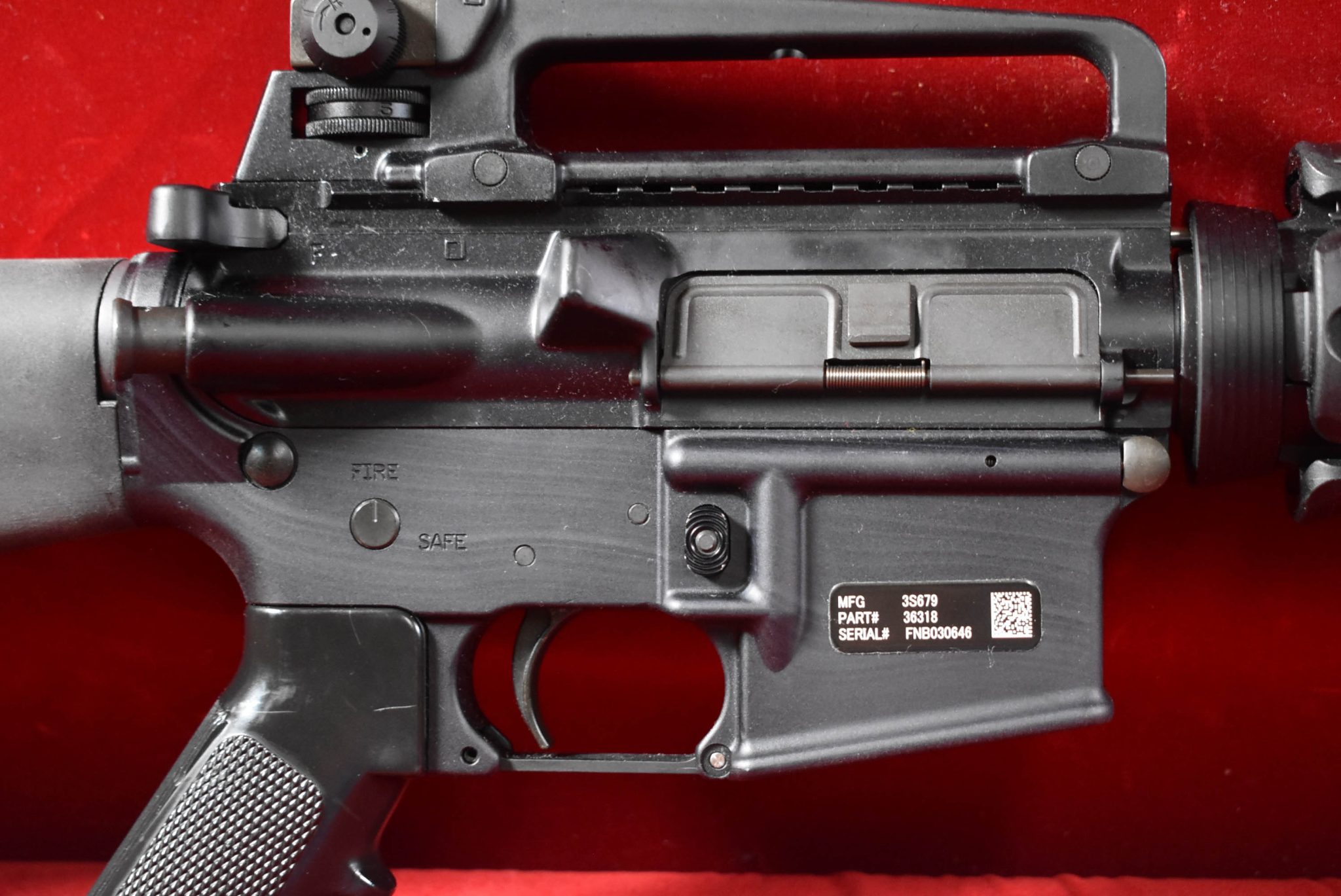 SOLD FN MILITARY COLLECTOR SERIES, AR15A2 RIFLE, SEMI AUTO VERSION OF ...