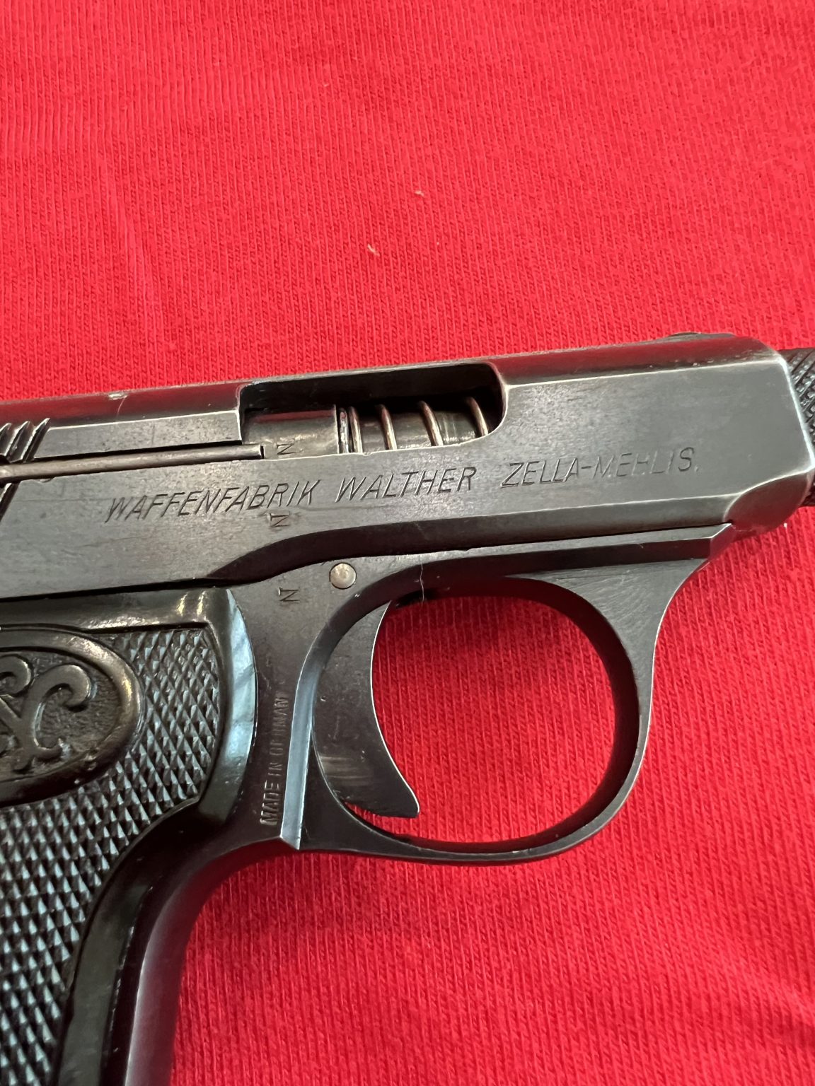 SOLD MON JULY 17, GORGEOUS WALTHER MODEL 5 - 2ND VARIATION - .25 ...