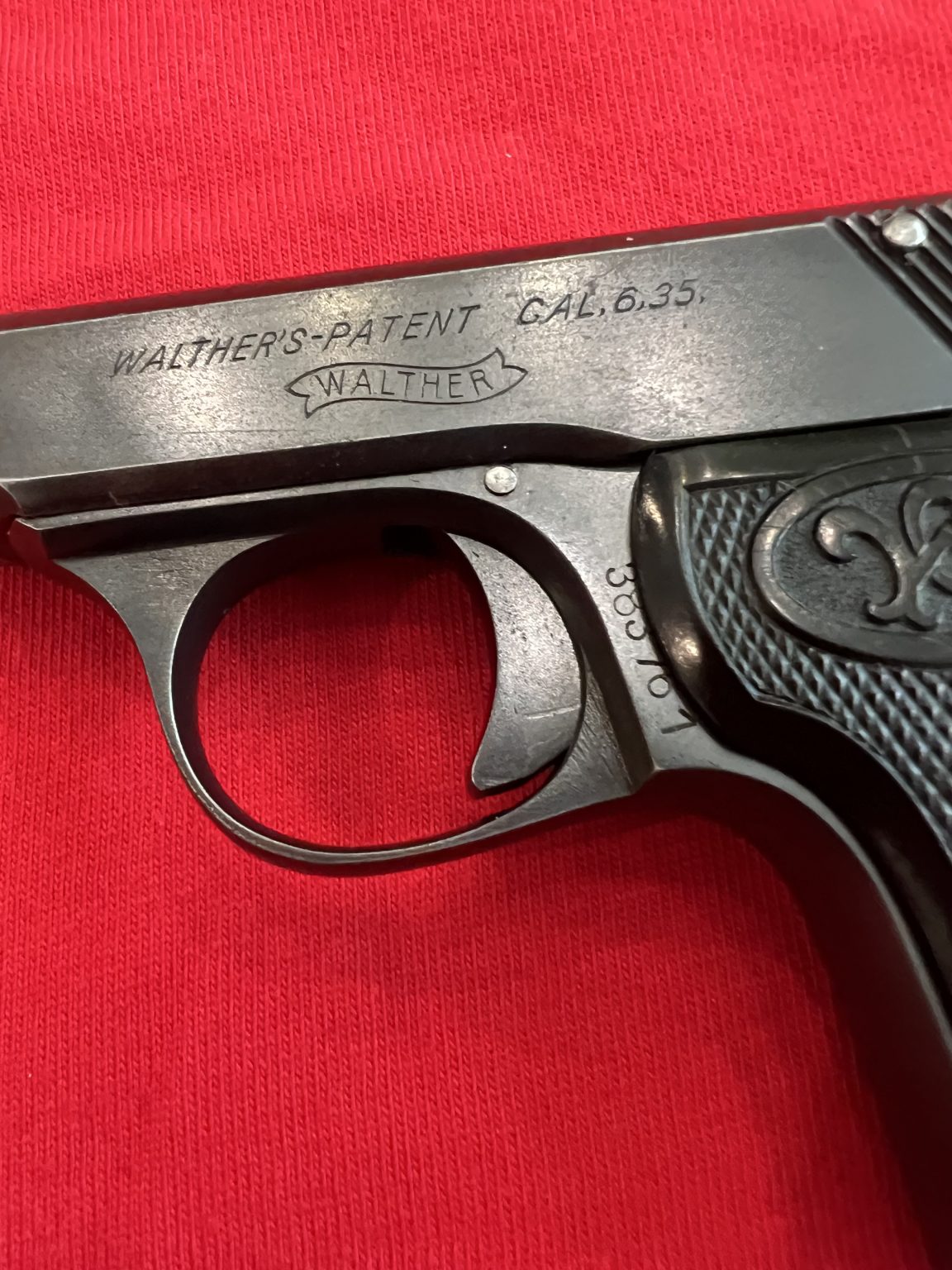 SOLD MON JULY 17, GORGEOUS WALTHER MODEL 5 - 2ND VARIATION - .25 ...