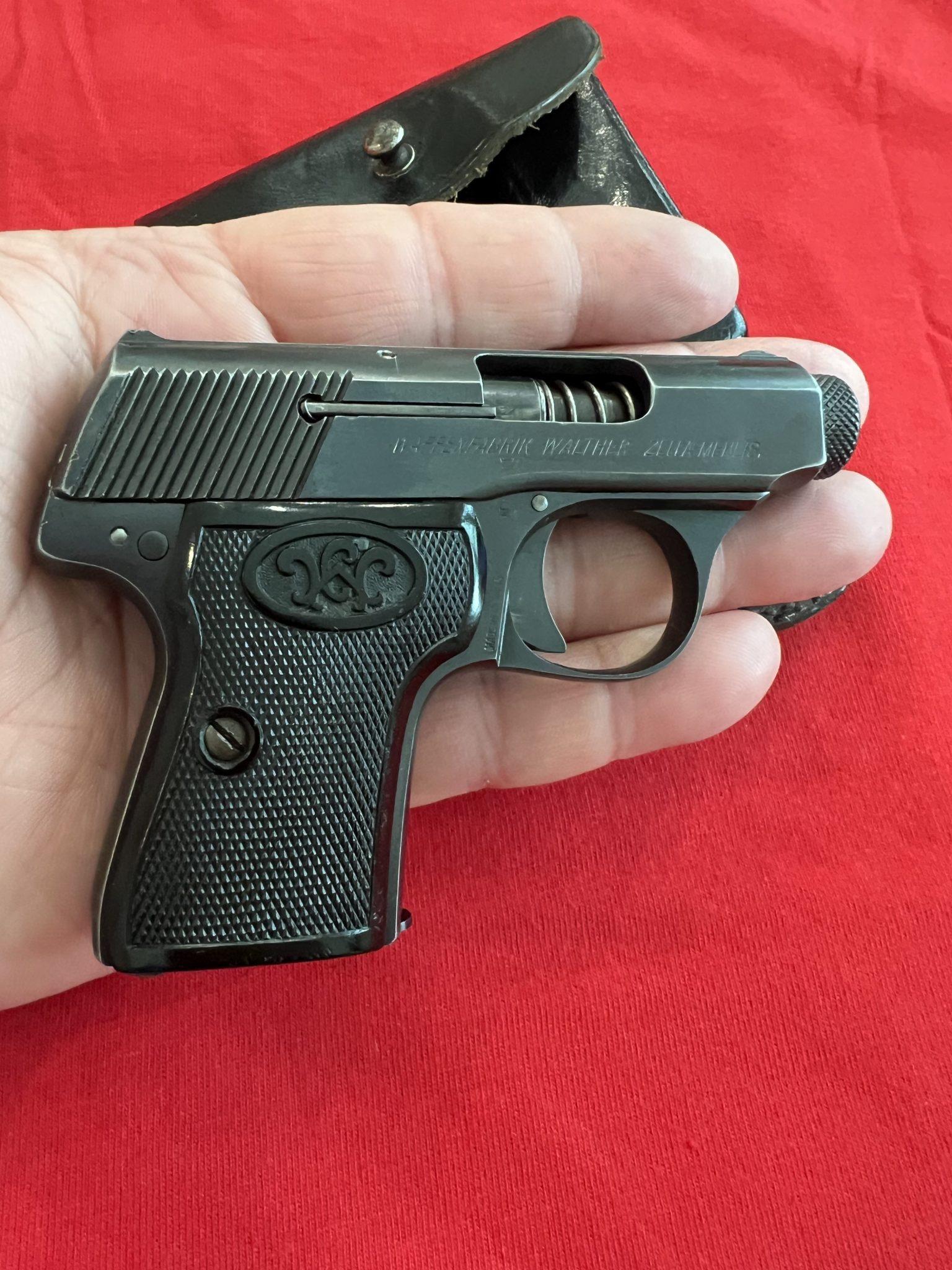 SOLD MON JULY 17, GORGEOUS WALTHER MODEL 5 - 2ND VARIATION - .25 ...