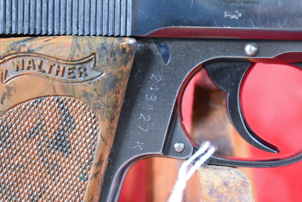 SOLD NAZI RSHA/SS ISSUE WALTHER PPK, “K SUFFIX” VARIANT (TYPE 4) WITH 1 ...
