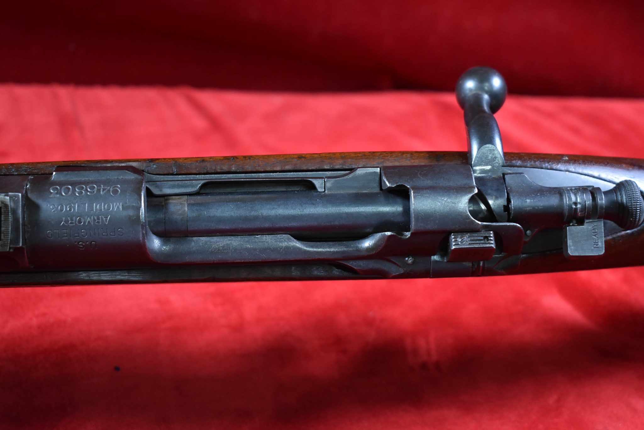 SOLD US WWI CARRIED M-1903 SPRINGFIELD RIFLE, JUNE 1918 PRODUCTION 100% ...