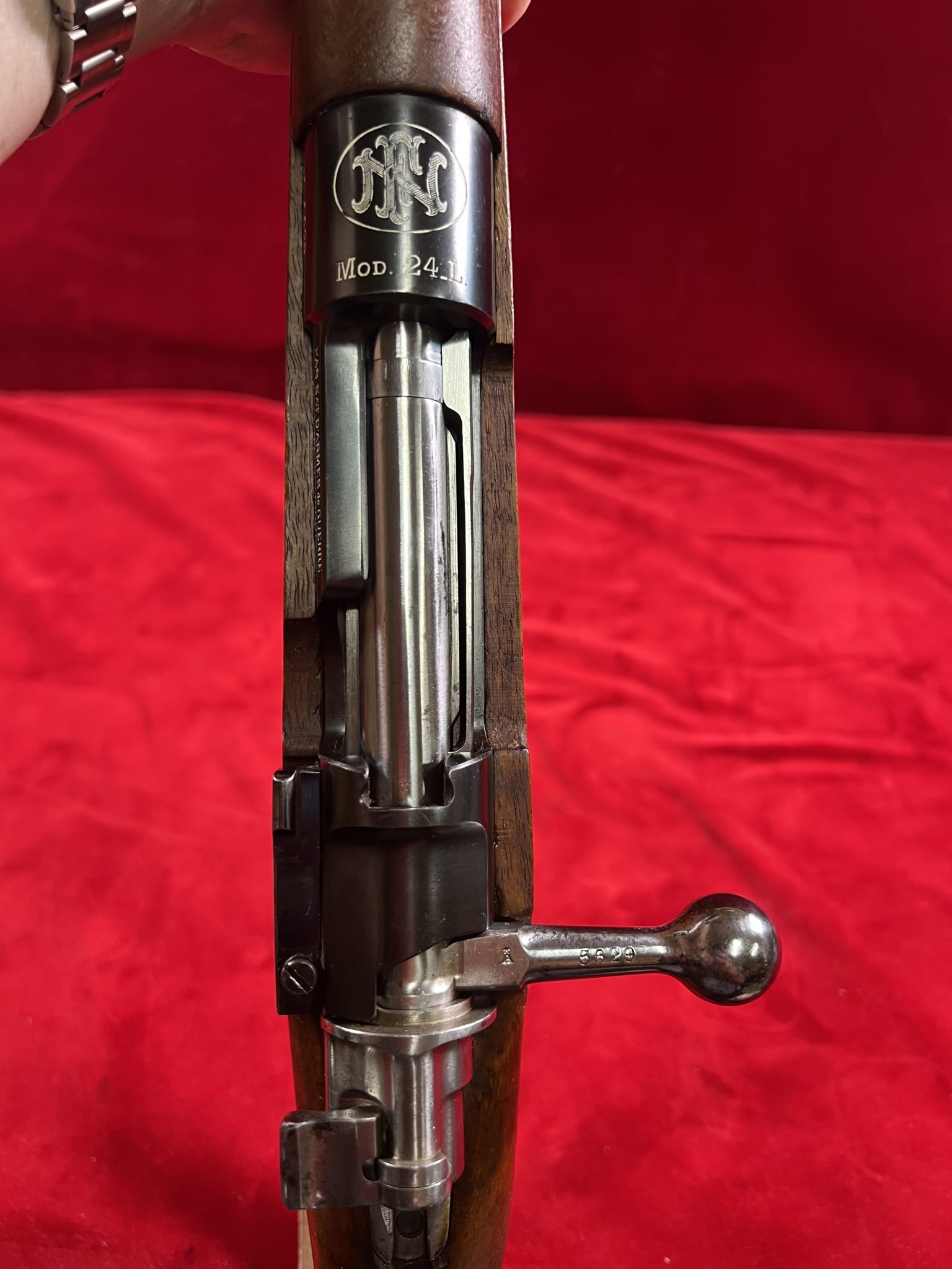 SOLD ULTRA RARE 1936 FIRST YEAR CONTRACT FN MOD. 24L LITHUANIAN ...