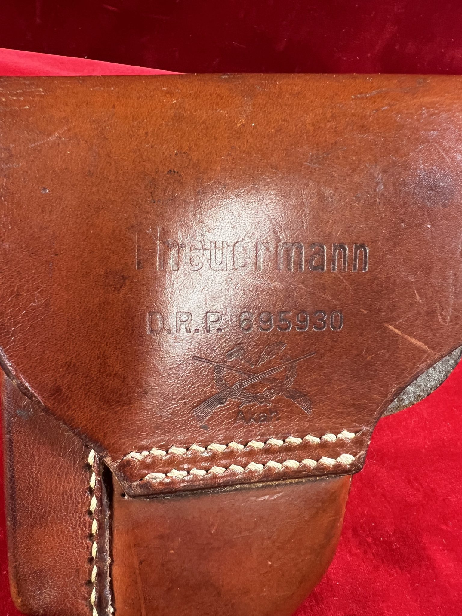 SOLD RARE AKAH MADE WALTHER PPK THEUERMANN DROPPING HOLSTER PISTOL ...