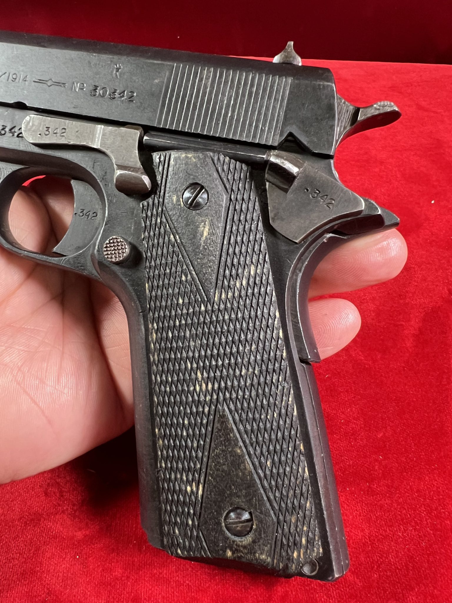 SOLD UNICORN RARE, NAZI ISSUED & WAFFENAMTED, 1945 NORWEGIAN M-1914 ...