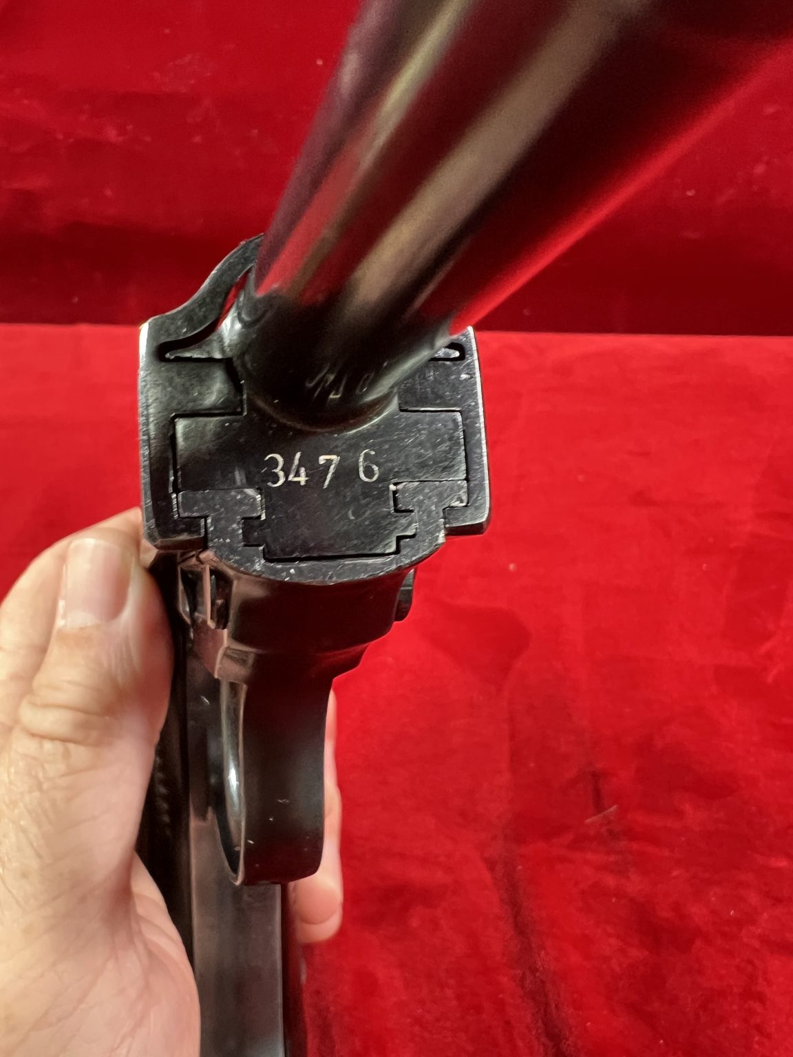 SOLD DOCUMENTED FACTORY ERROR WALTHER ac40 P.38 PISTOL, MISSING 40 DATE, WELL KNOWN TO P.38 ...