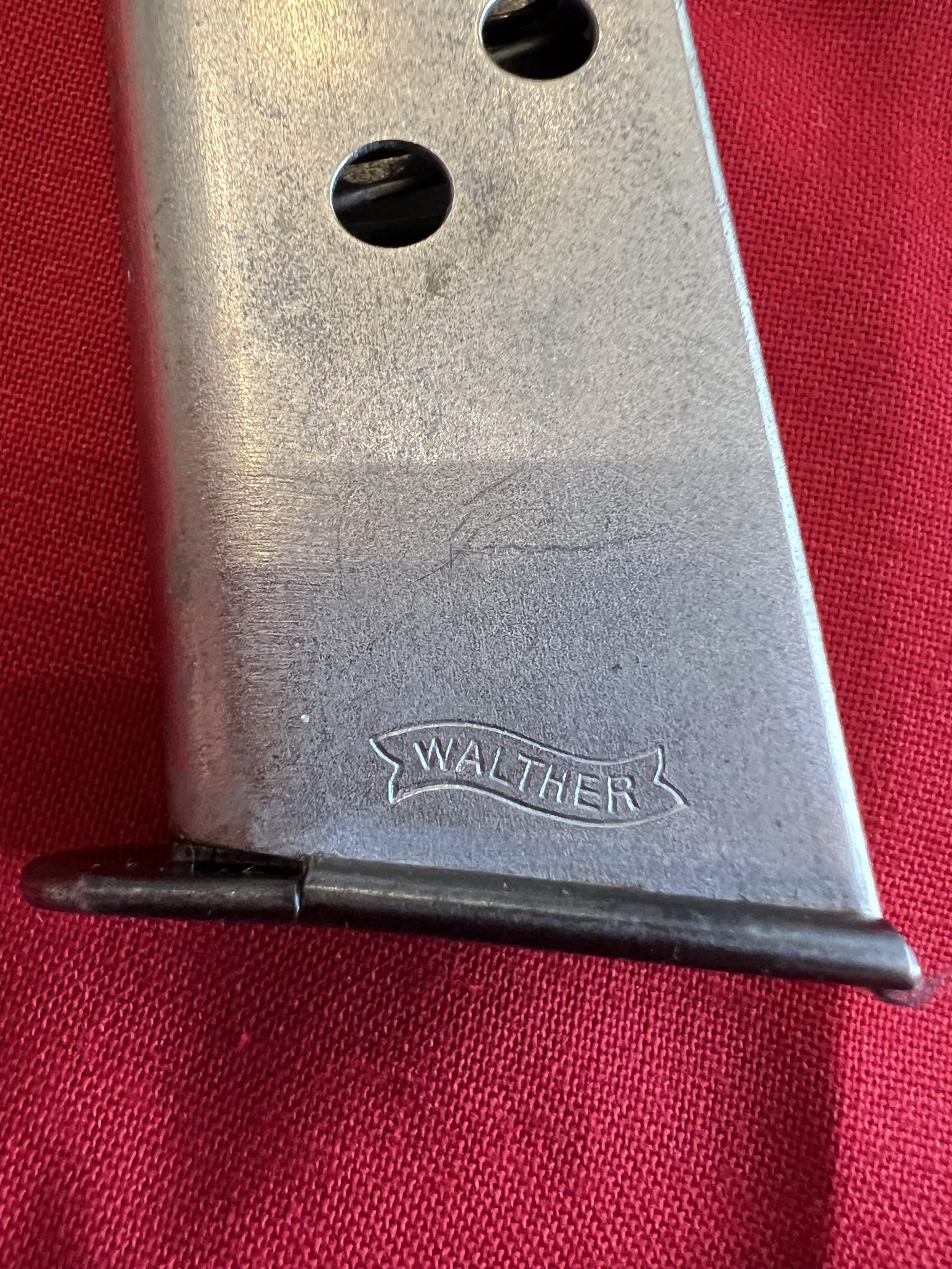 SOLD ORIGINAL WALTHER PPK BANNER ONLY MAG…7.65mm - Pre98 Antiques