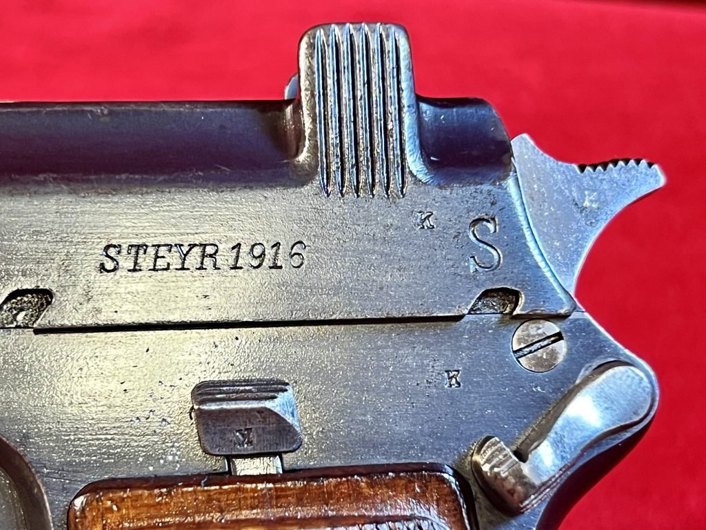 SOLD QUITE SCARCE, UNIT MARKED 1916 AUSTRO-HUNGARIAN M1912 STEYR HAHN ...