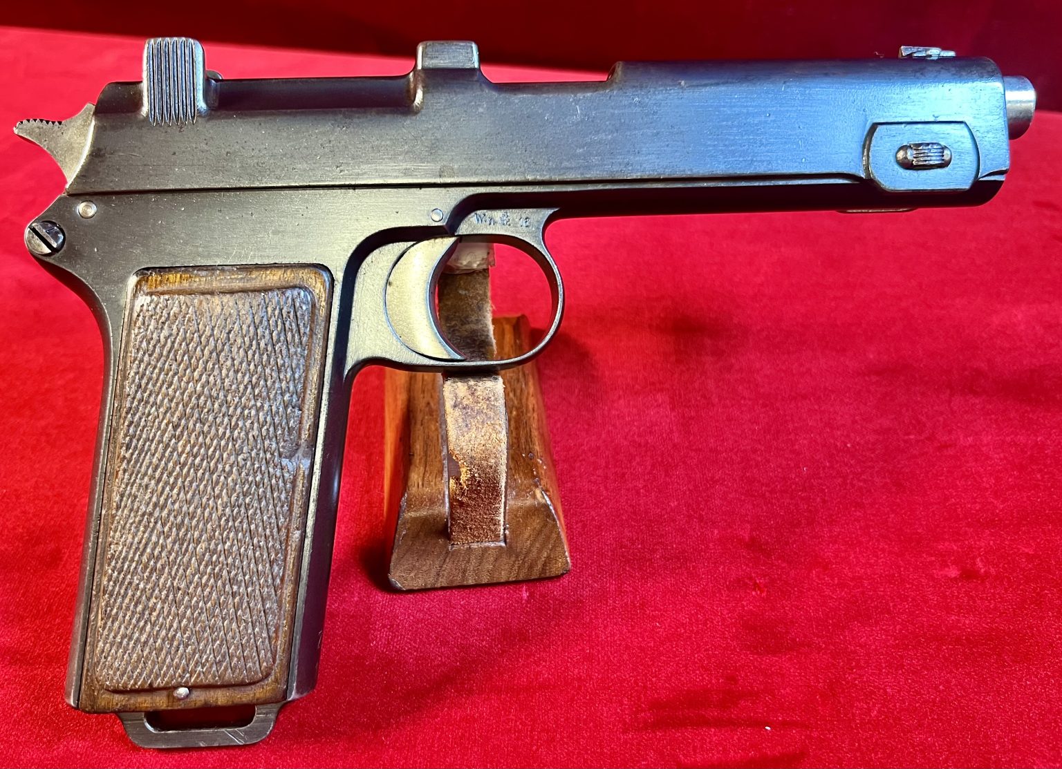 SOLD QUITE SCARCE, UNIT MARKED 1916 AUSTRO-HUNGARIAN M1912 STEYR HAHN ...