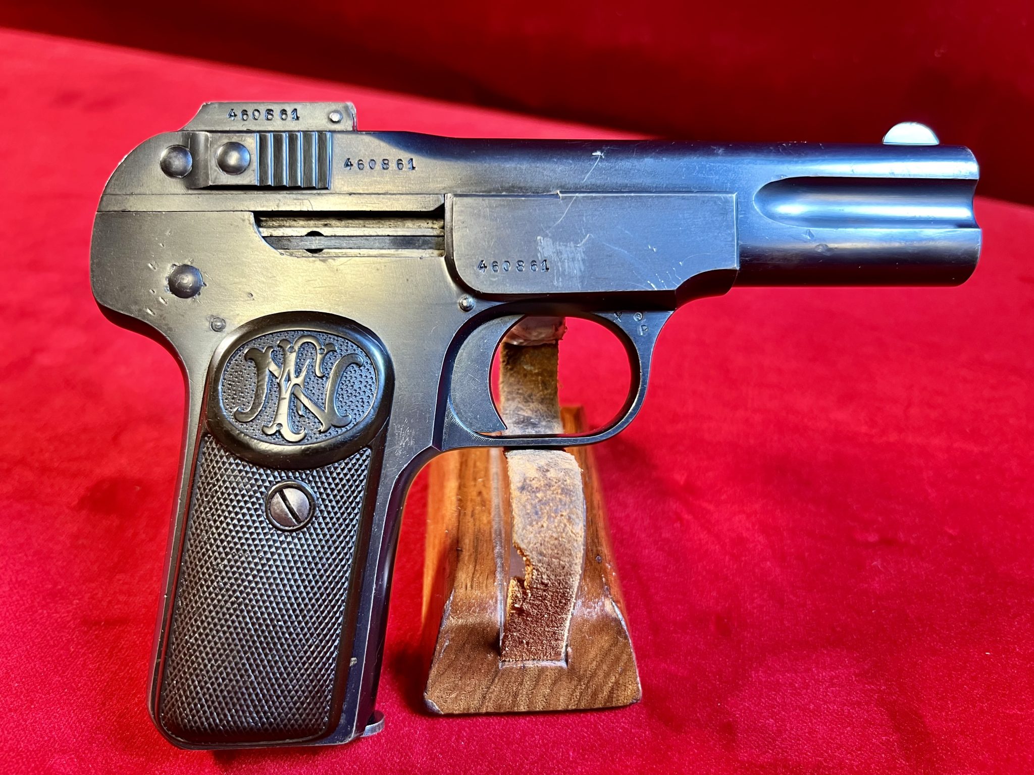 SOLD EXCEPTIONAL, GERMAN WWI OFFICER CARRIED, FN MODEL 1900 PISTOL ...