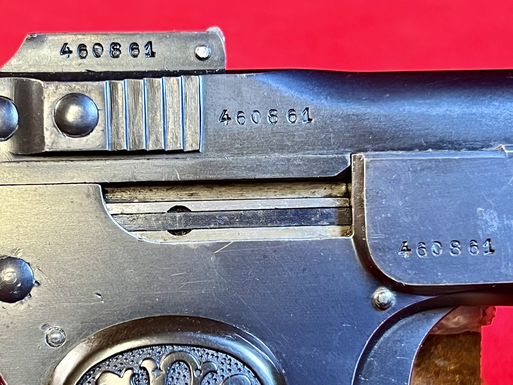 SOLD EXCEPTIONAL, GERMAN WWI OFFICER CARRIED, FN MODEL 1900 PISTOL ...