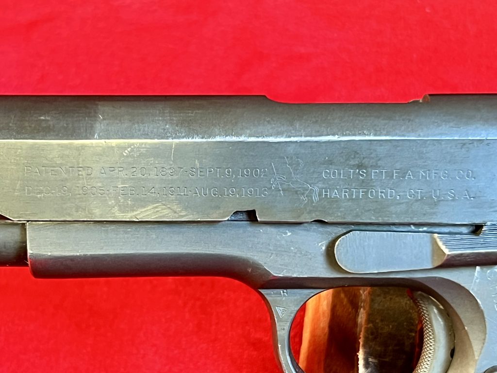 SOLD US WWII COLT 1911A1 US ARMY SERVICE PISTOL, LATE WAR, MARCH, 1945 ...
