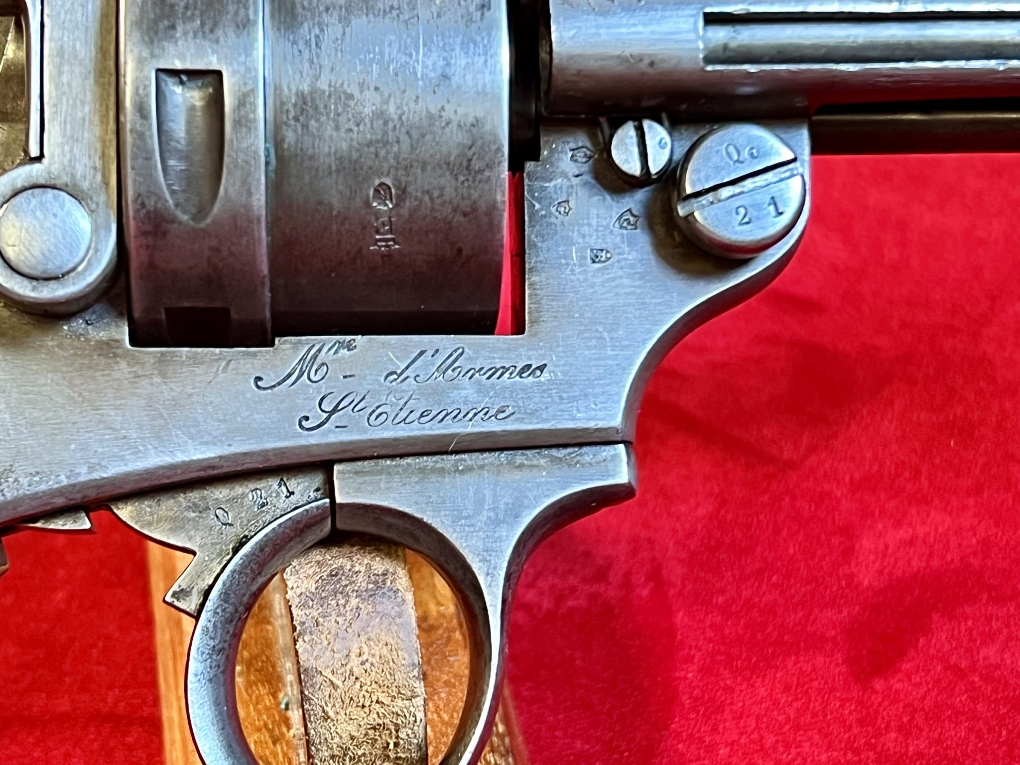 SOLD VERY CHOICE, ANTIQUE Mle 1873 FRENCH ORDNANCE REVOLVER, ALL ...
