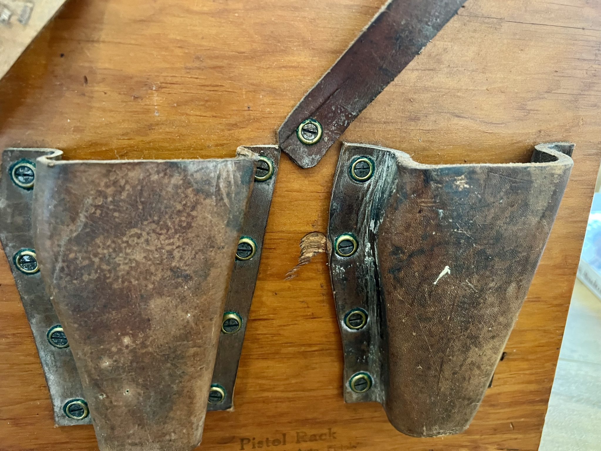 MON JUNE 3, ORIGINAL WW2 U.S. NAVY PISTOL RACK FOR SHIPBOARD USE, HOLDS ...